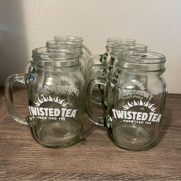 Twisted Tea | Kitchen | Twisted Tea Mason Jar Mug Glasses | Poshmark